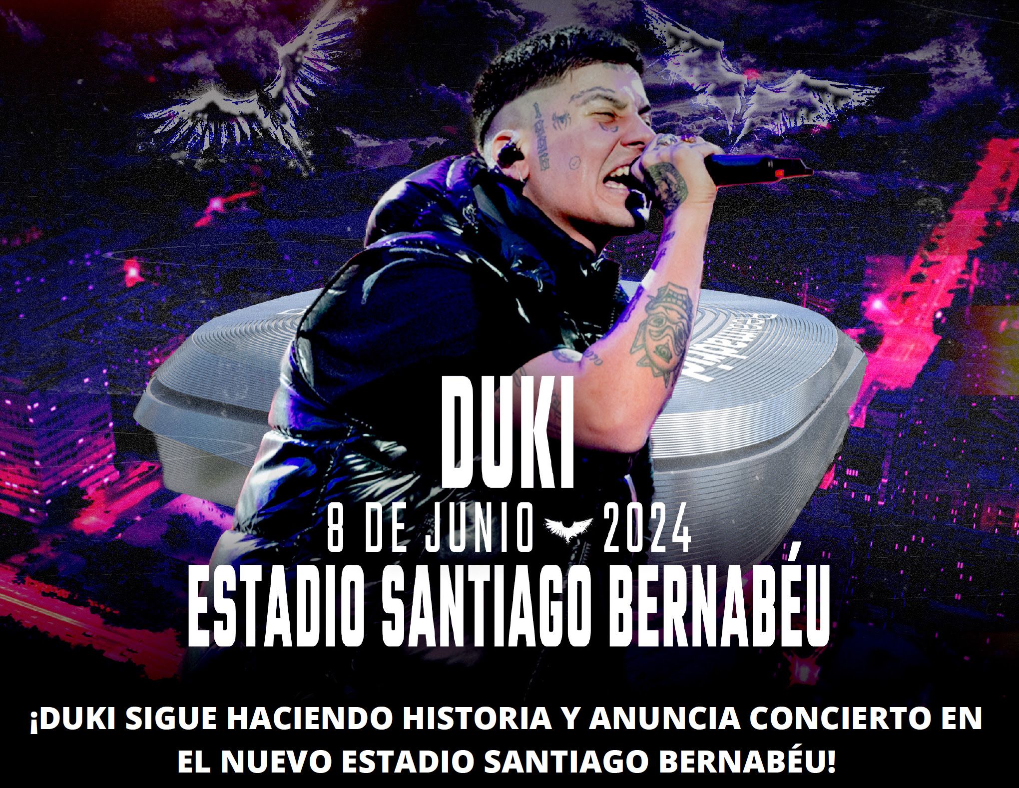¡Duki sigue haciendo historia y anuncia concierto en el nuevo estadio ...