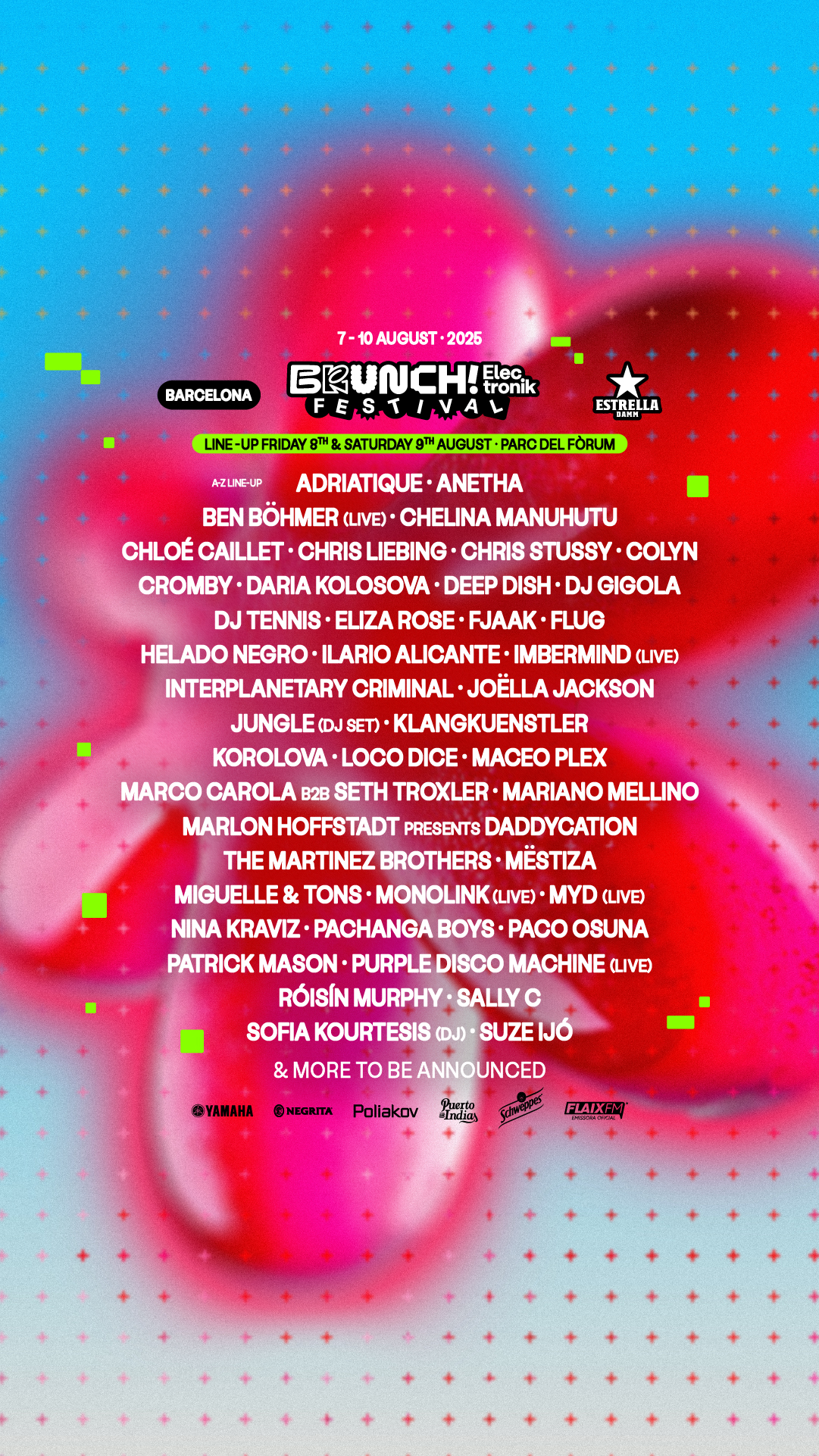 Brunch Electronik Festival 2025 se amplía a cuatro días y vuelve a sorprender con los primeros ...
